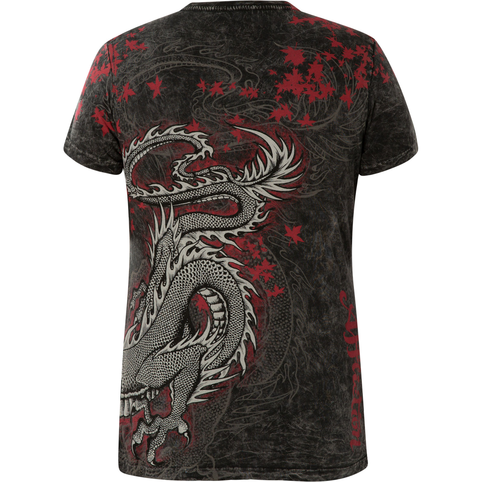 Affliction Dragon T-Shirt Print mit Drachen