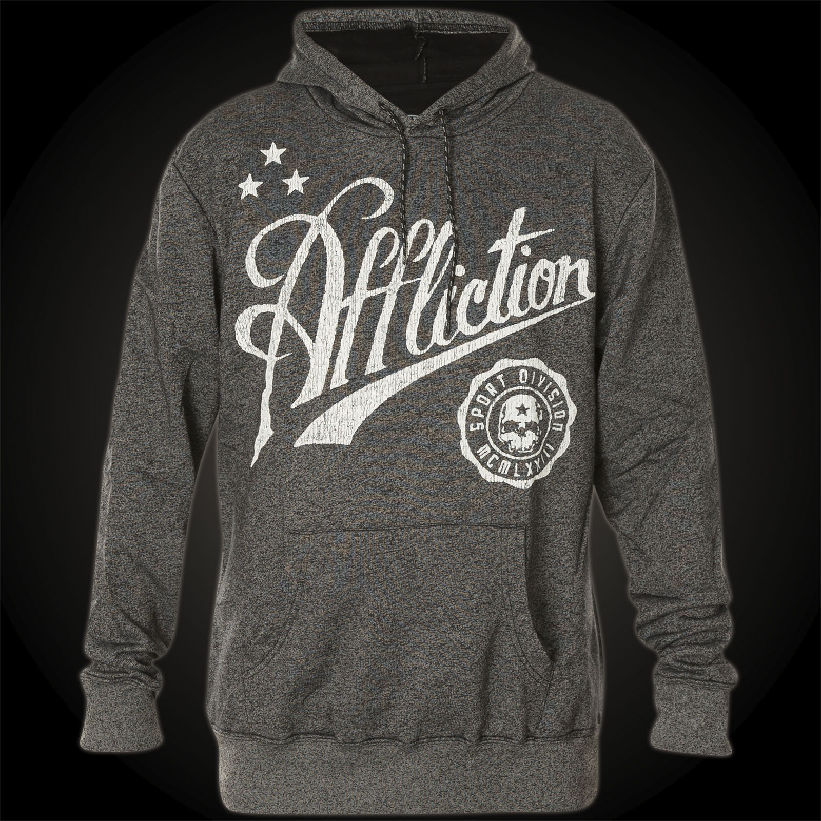 Affliction Skull Sport Hoody Print mit Affliction Schriftzug