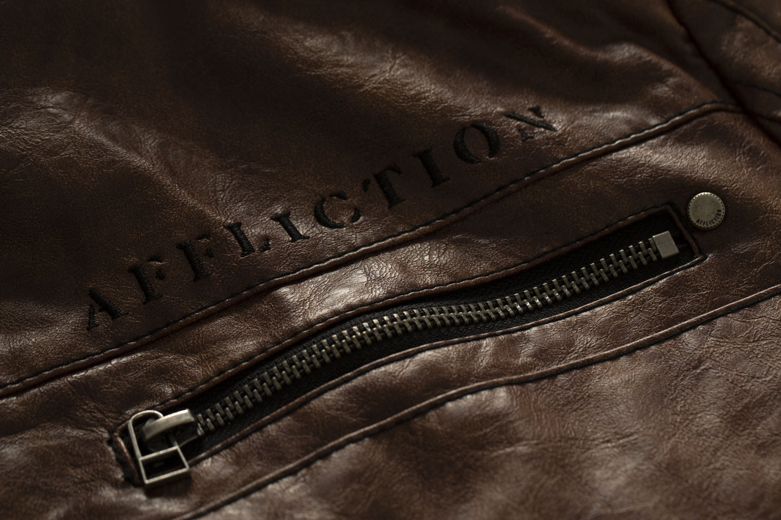 Affliction Jacke Invoke Print mit Stickerei