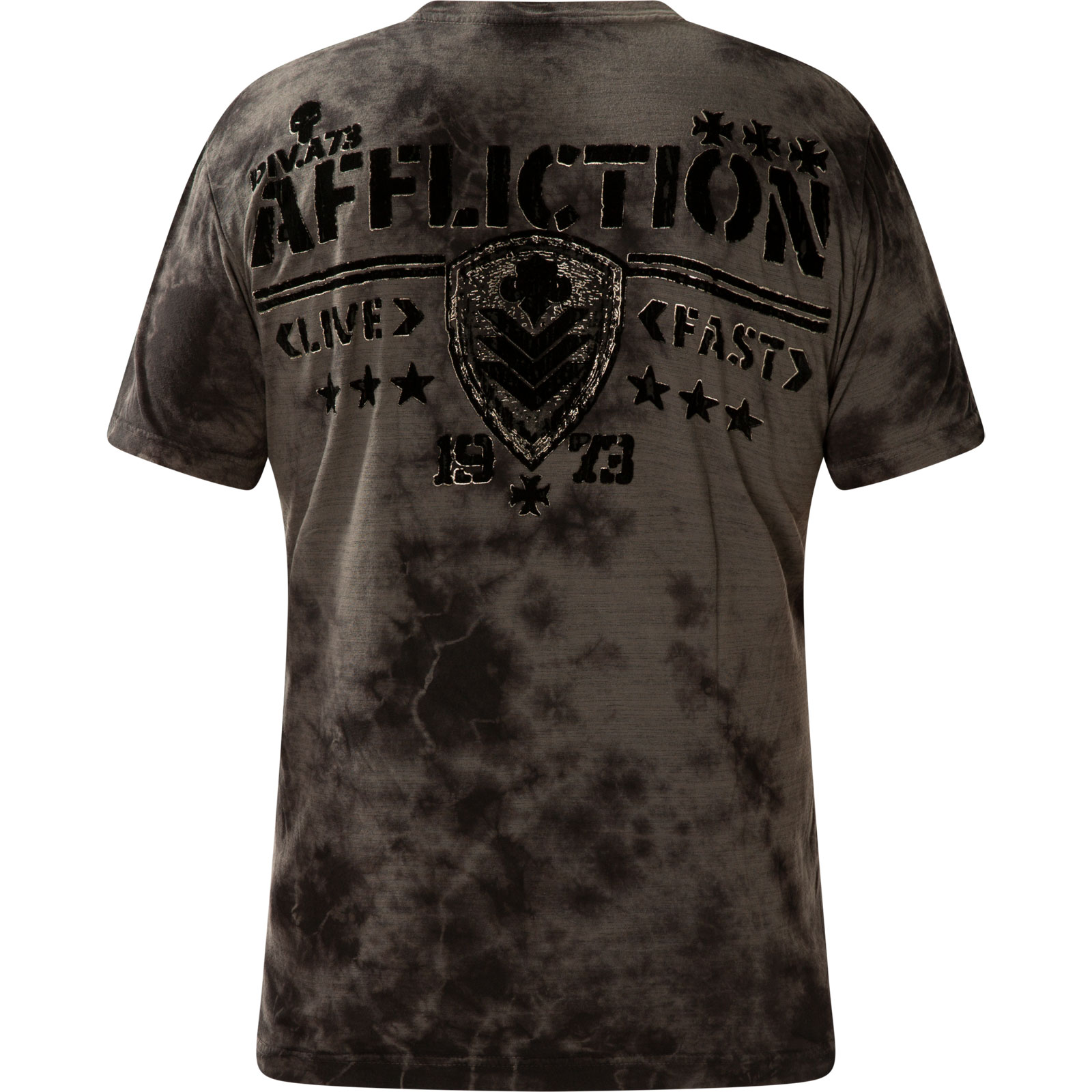 Affliction Core Division T-Shirt mit Print und Schriftzug