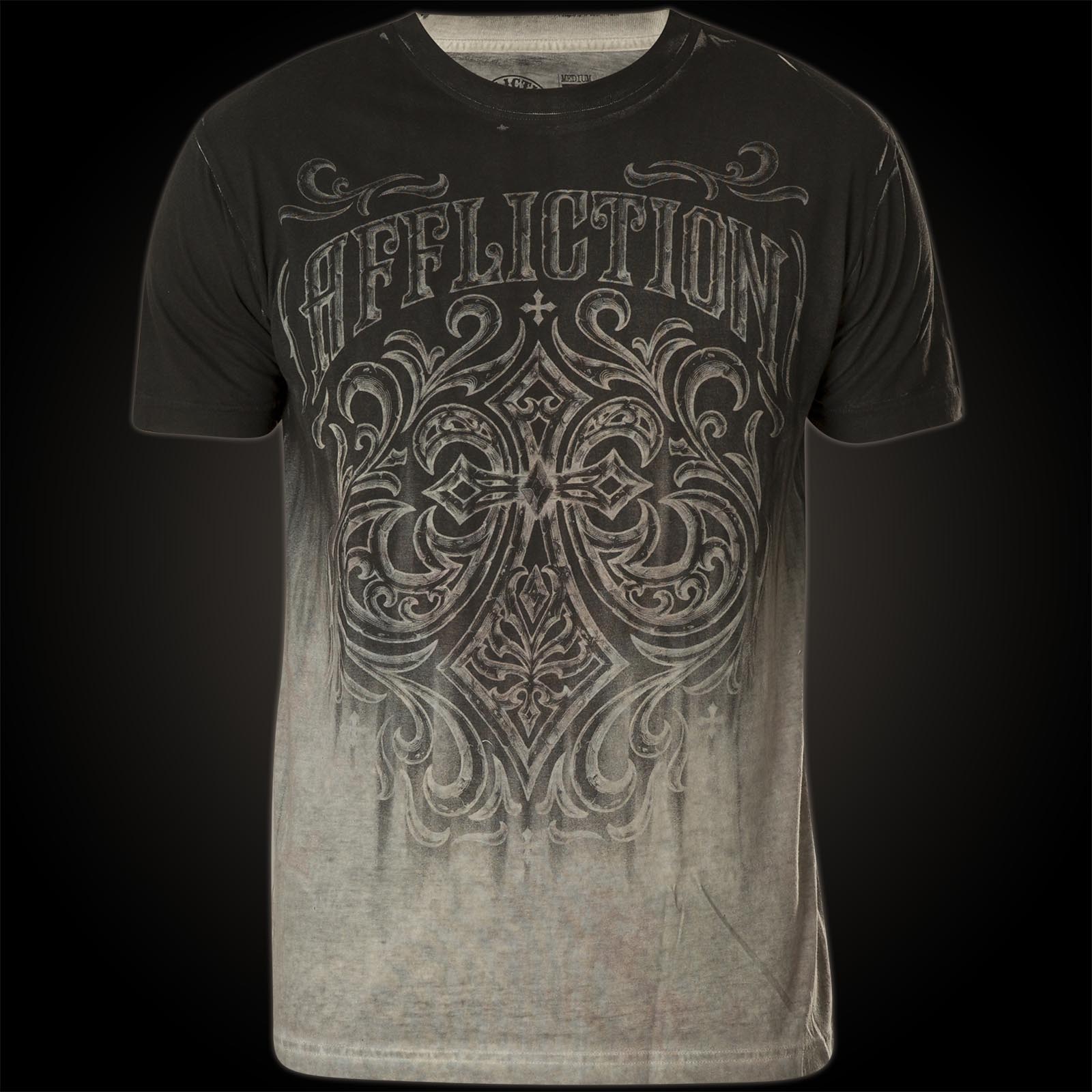 Affliction T-Shirt Tarnished Ironside mit Fleur de Lis
