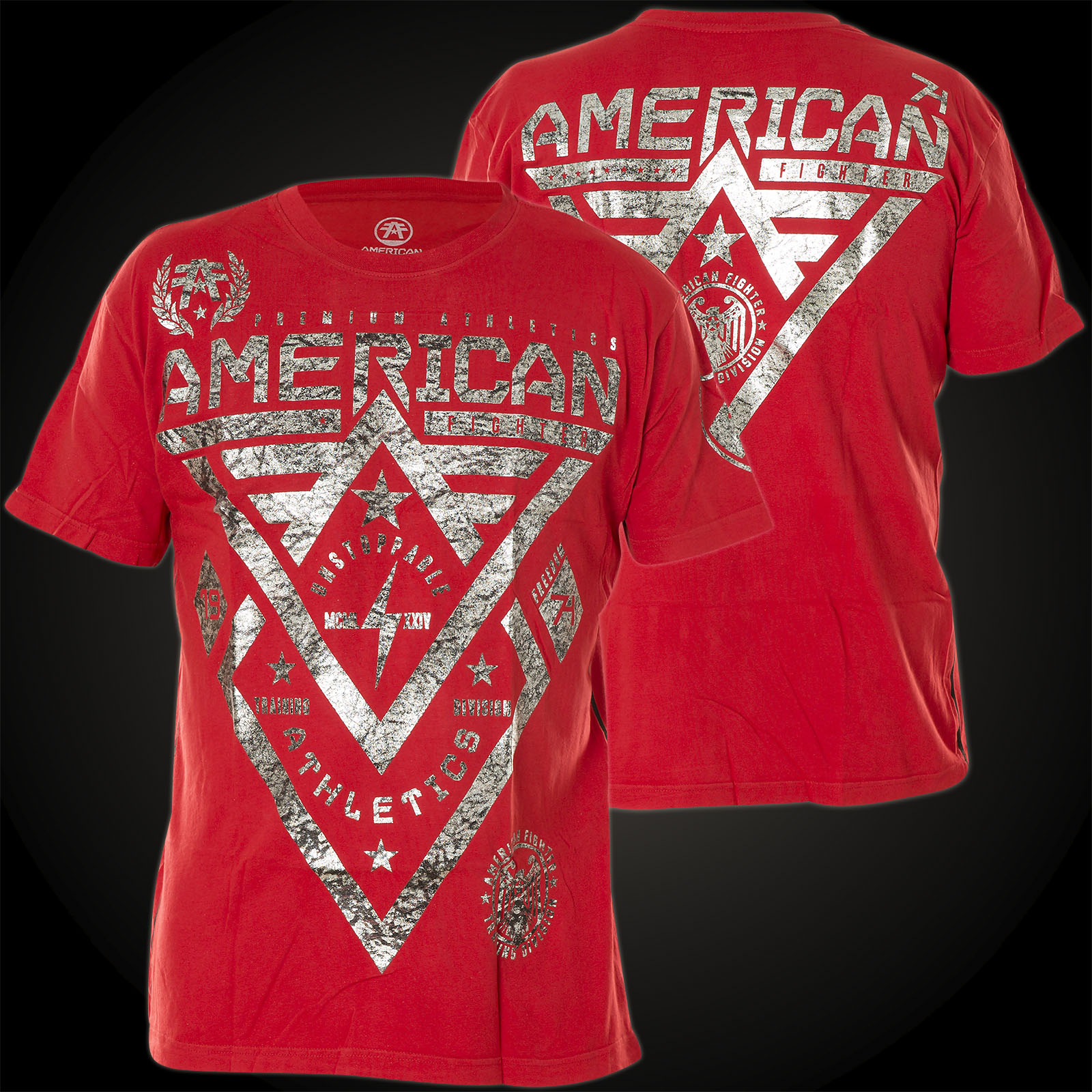 American Fighter by Affliction Alaska Print mit Logo