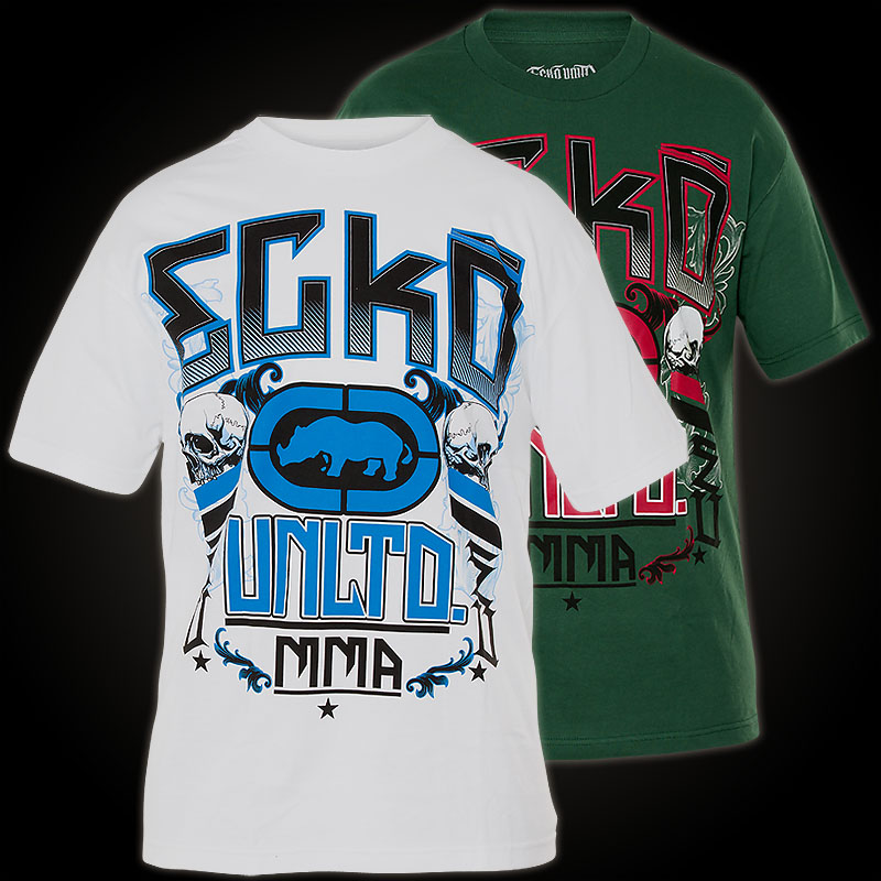 Ecko Unltd MMA T-Shirt Rematch - Shirt mit aufwendigem, farbigen Print ...