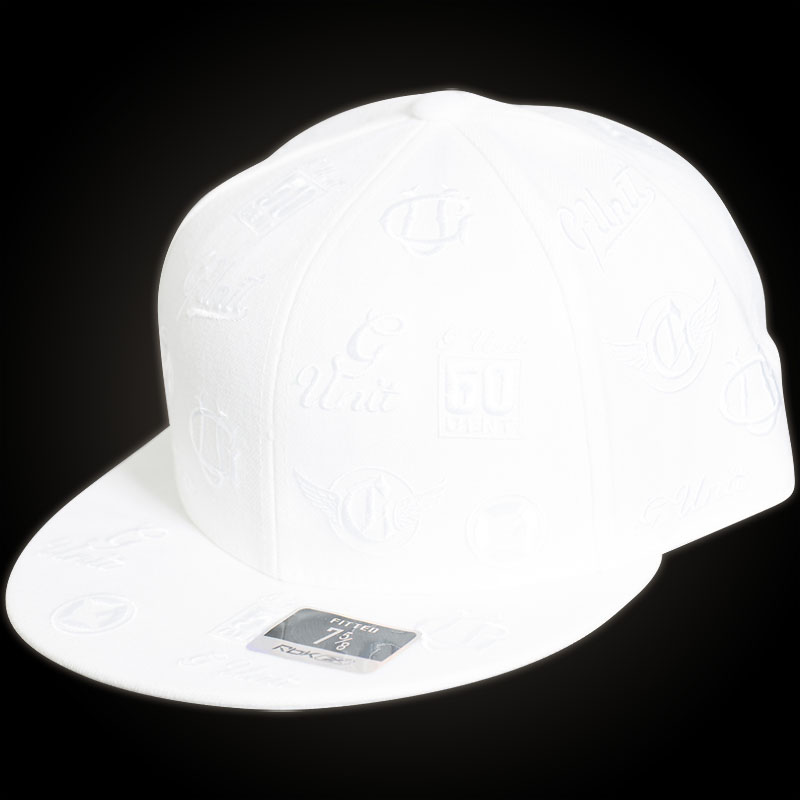 G-Unit ARUX5177 Fitted Cap mit vielen Stickereien