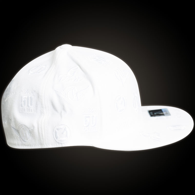 G-Unit ARUX5177 Fitted Cap mit vielen Stickereien