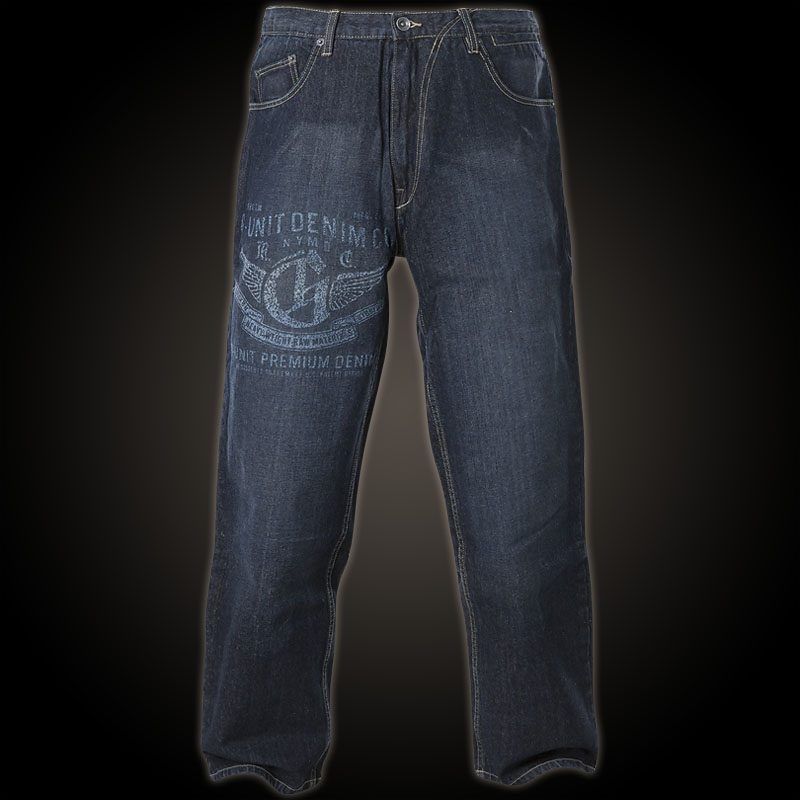 G-Unit Jeans Standard mit dekorativer Stickerei.