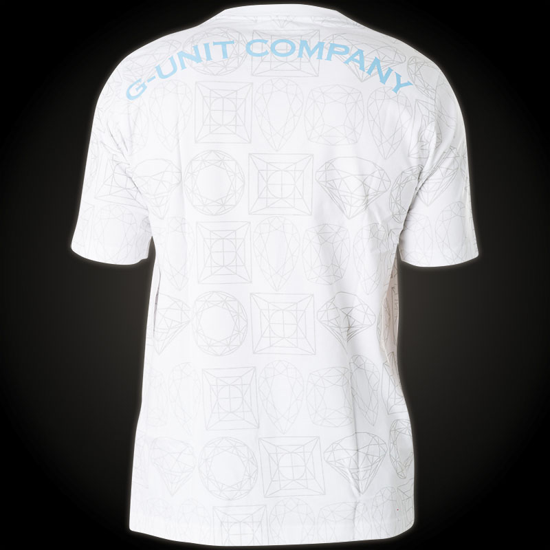 G-Unit T-Shirt Crown Me Tee Print mit Krone und blauen Pailletten