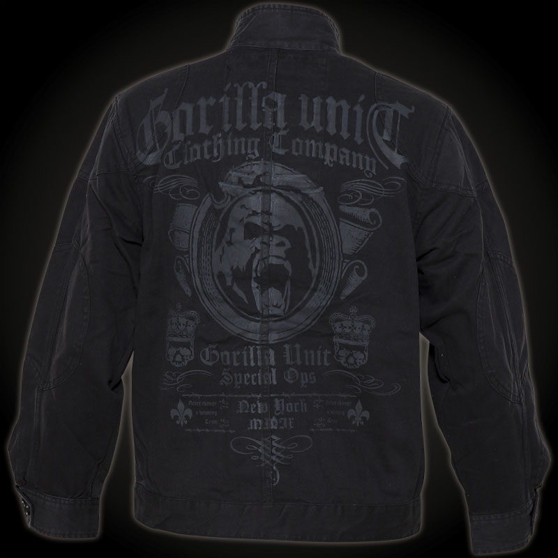 Gorilla Unit Jacket GU 50 - Jacke mit Stehkragen und Print