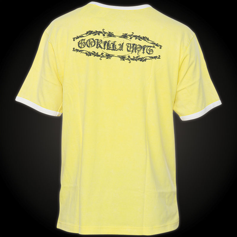 Gorilla Unit T-Shirt Gorilla Fleur - Shirt mit großem Print, Schriftzug ...