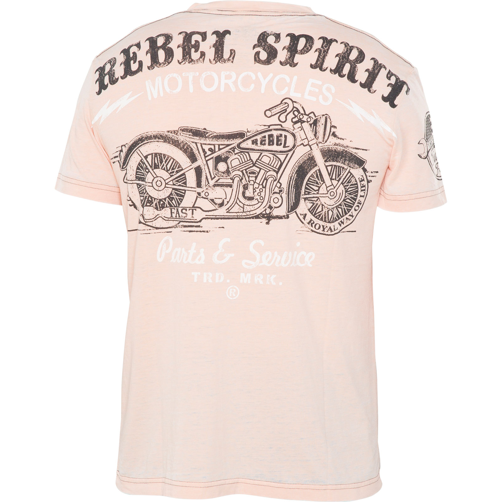 Rebel Spirit T-Shirt RSSK151696 - Shirt mit detailreichen Prints