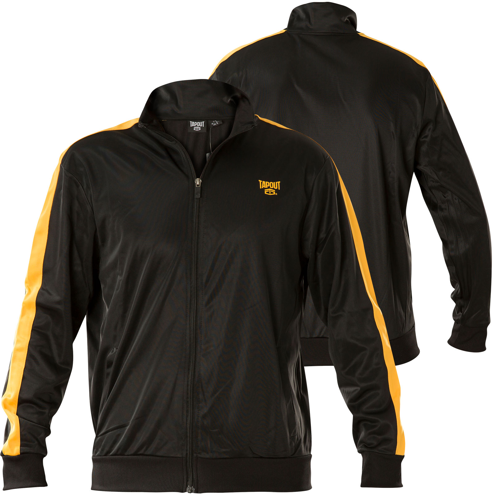Tapout FZ Track Jacket mit Logo Print und Stoffeinsatz