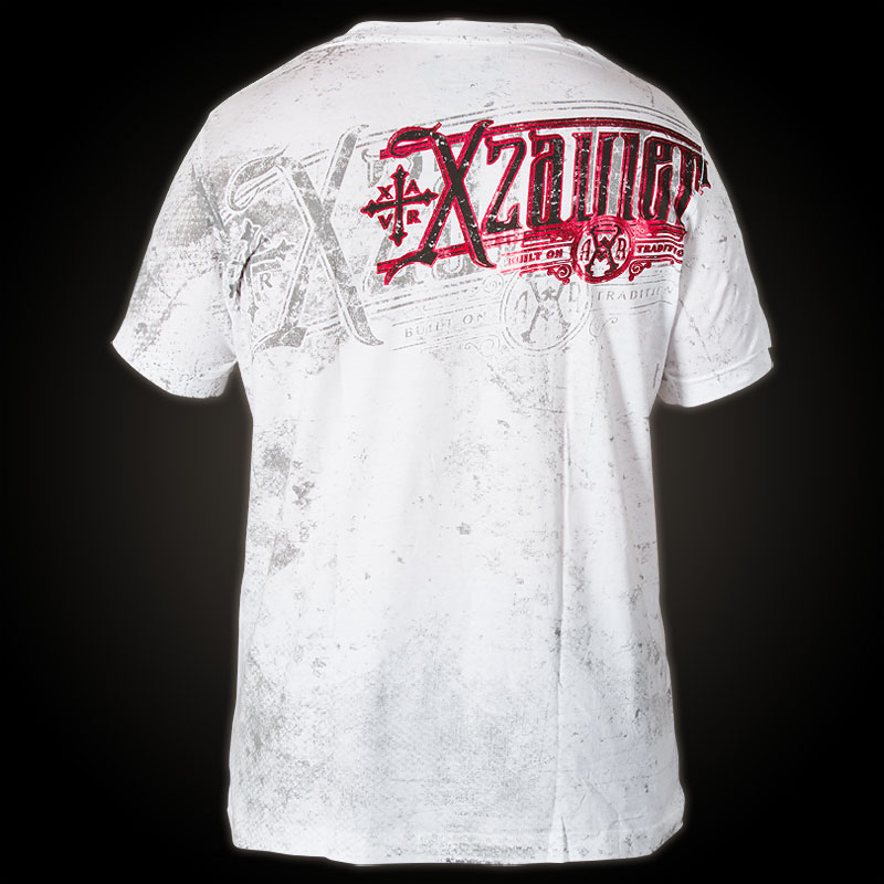 Xzavier Widow Maker T-Shirt - Weißes T-Shirt mit großen Print Designs ...