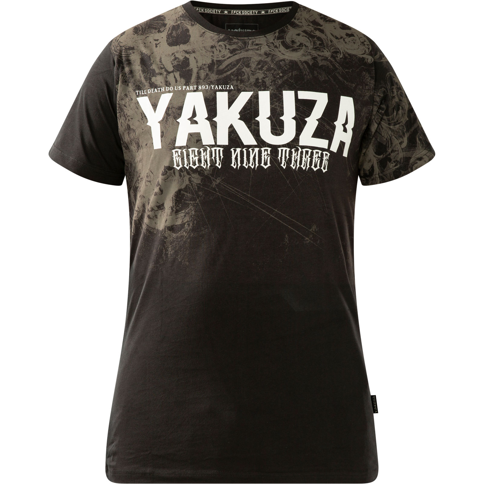 Yakuza Faded T-Shirt TSB-21041 mit Grafikprint