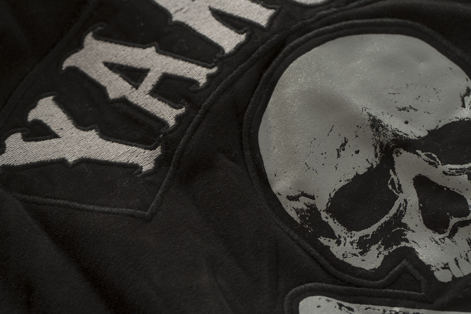 Yakuza Hoody Sicario HOB-11067 mit Totenkopf Patches