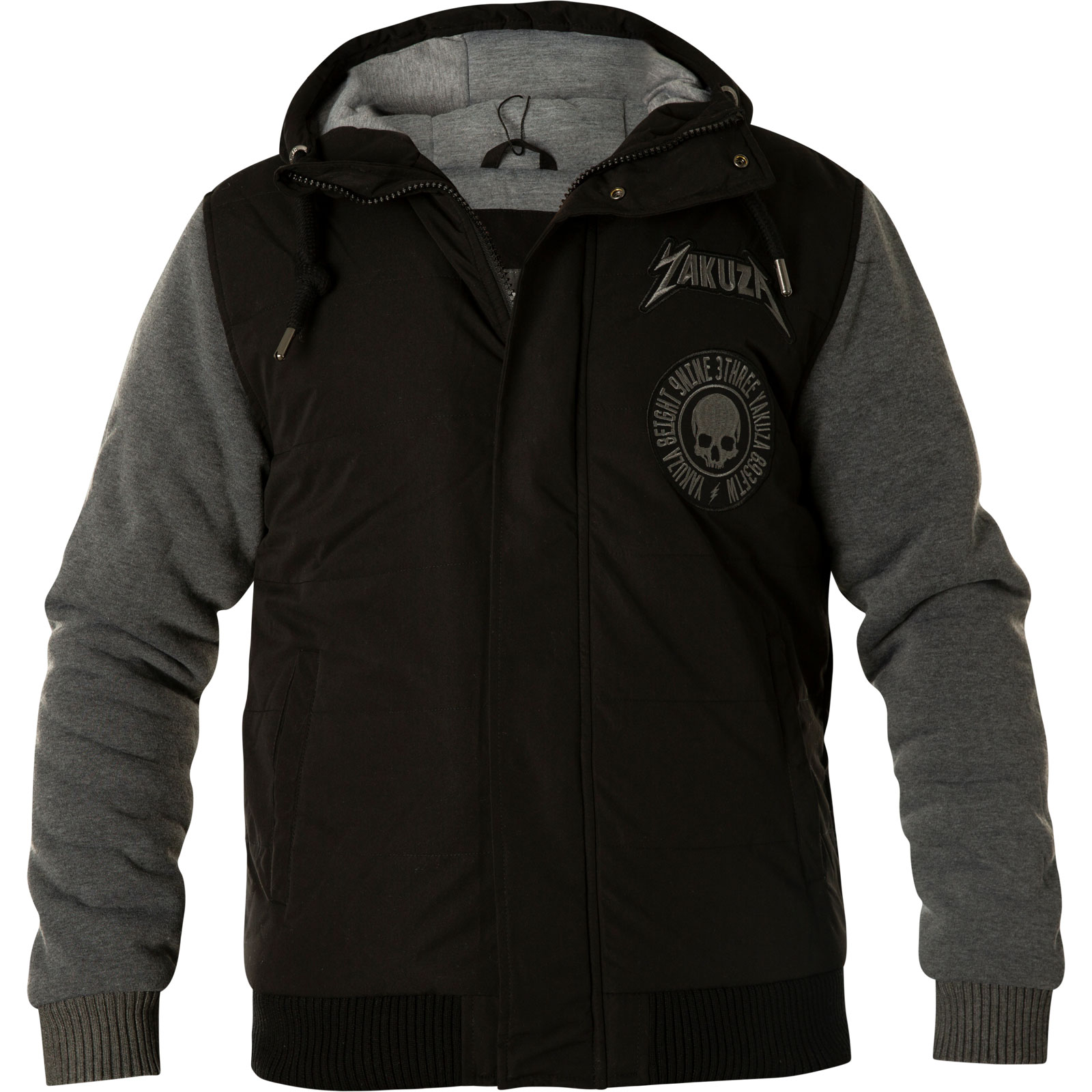 Yakuza Jacke Screaming Skull Vest Jacket Print mit Totenkopf