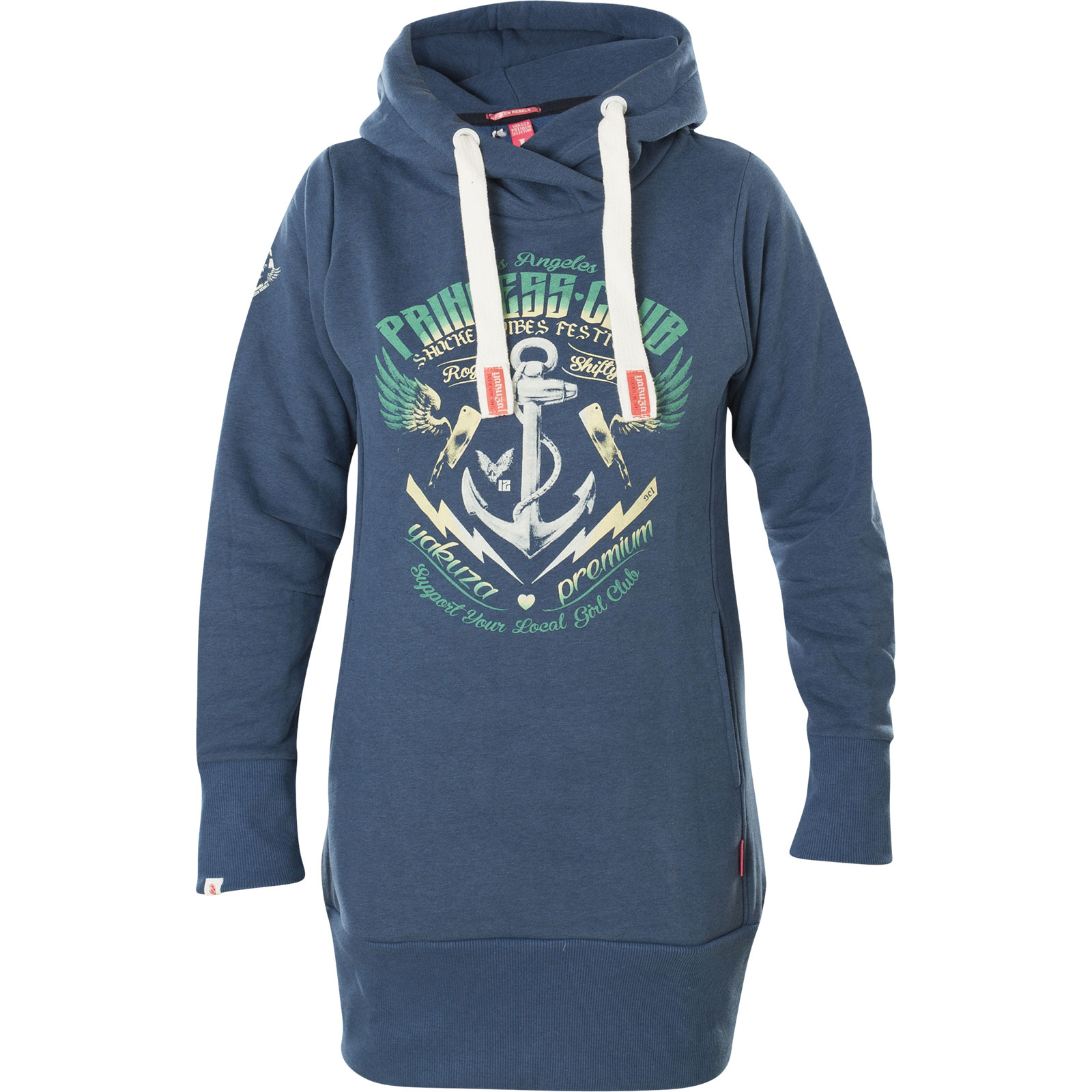 Yakuza Premium Hoody GH-2443 Print mit Anker und Schriftzügen