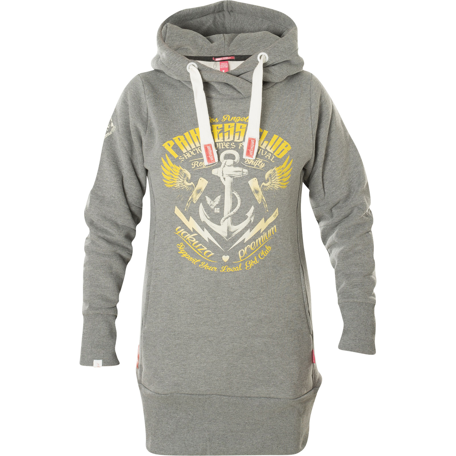Yakuza Premium Hoody GH-2443 Print mit Anker und Schriftzügen