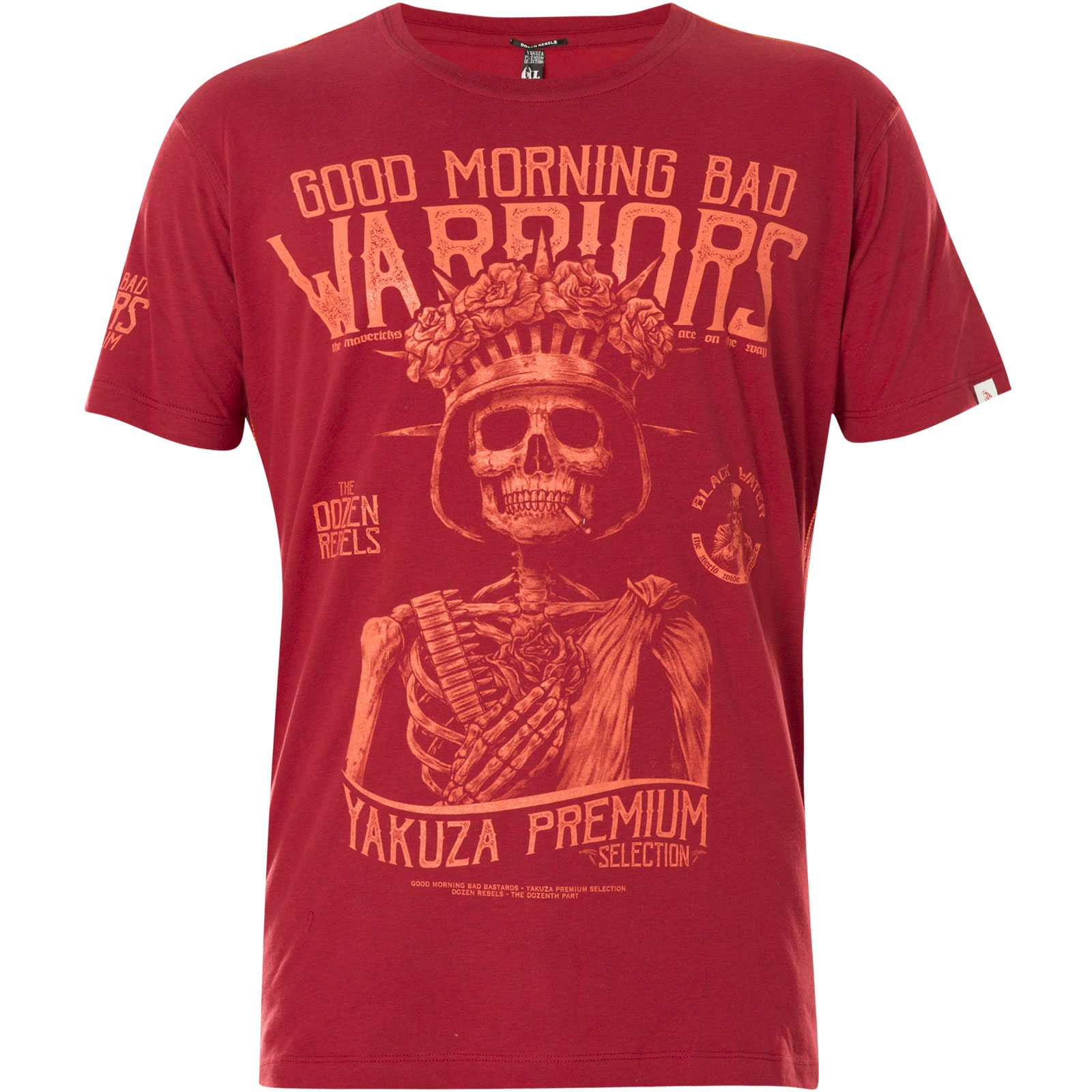 Yakuza Premium YPS-2400 in rot Print mit königlichem Skelett