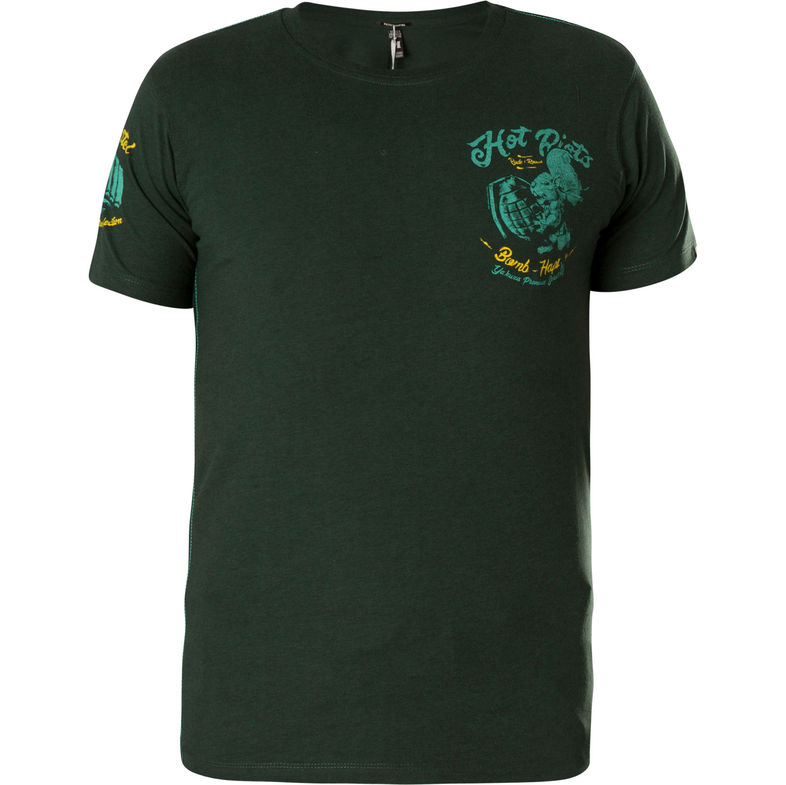 Yakuza Premium YPS-2602 in olive Print eines Eichhörnchens mit Handgranate