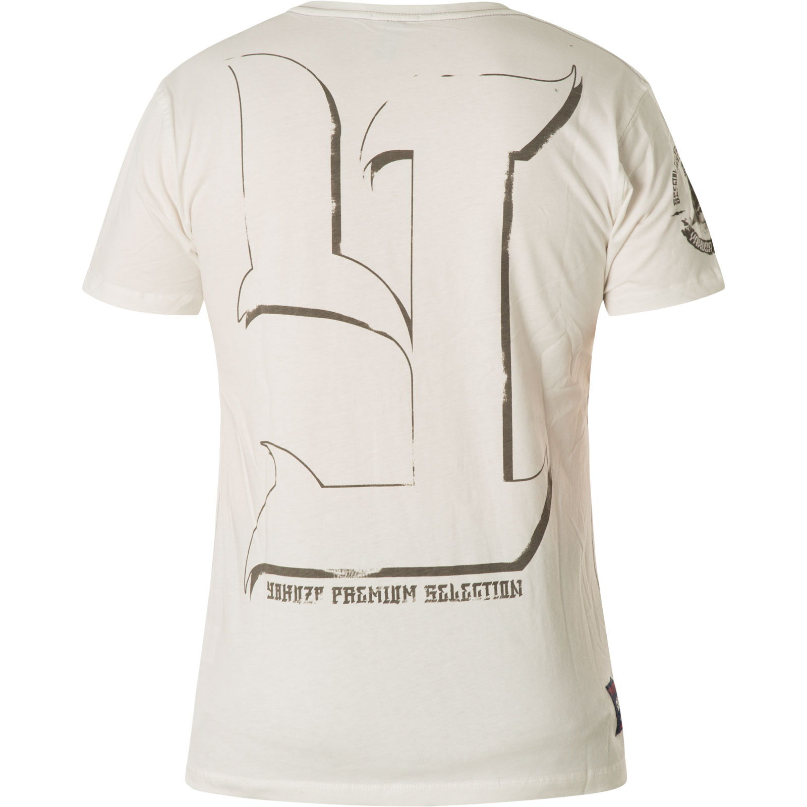 Yakuza Premium YPS-2605 in weiß mit Haien und Skeletten