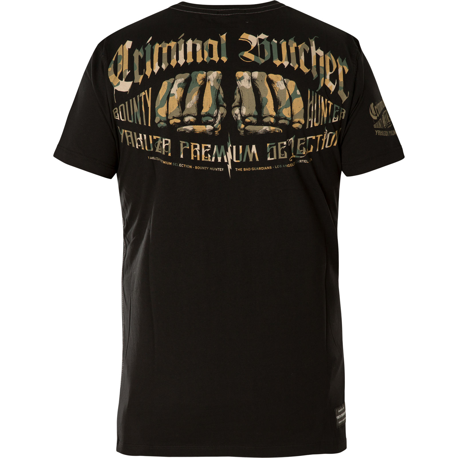 Yakuza Premium YPS-2700 in schwarz Print mit einem Totenkopf und zwei ...