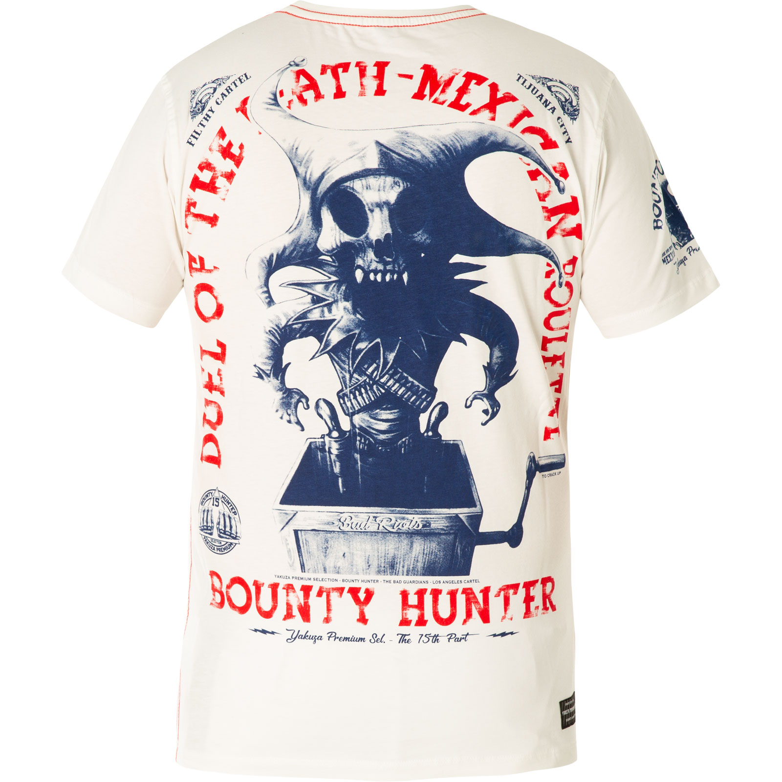 Yakuza Premium YPS-2702 in weiß Print eines Harlekin