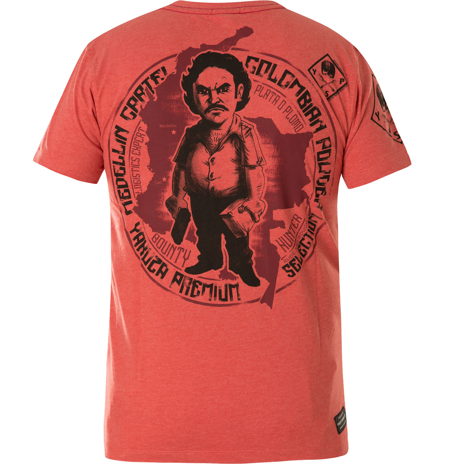 Yakuza Premium YPS-2709 in rot Print mit einem Mann