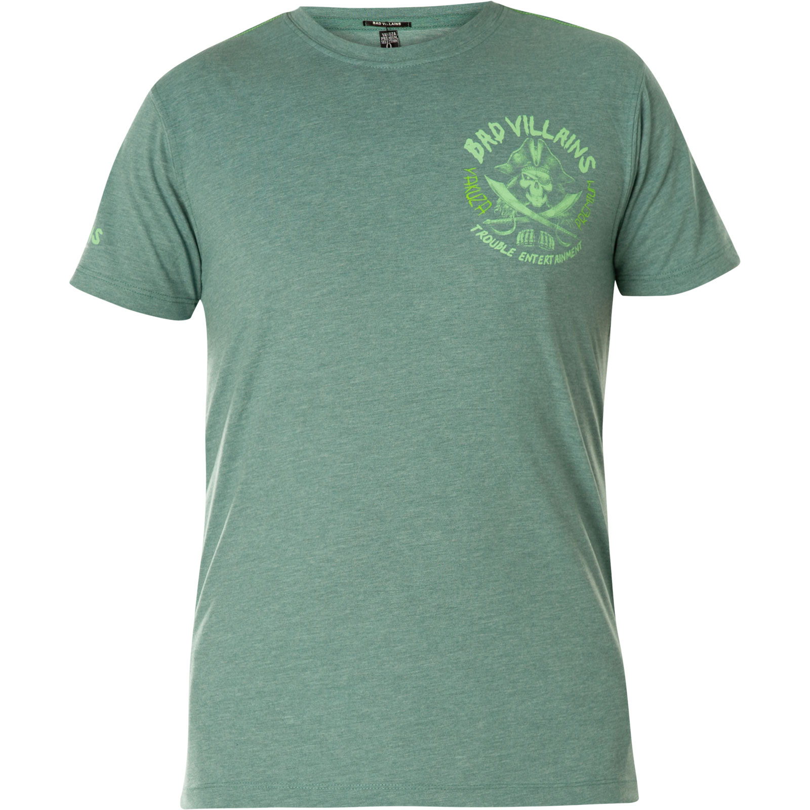 Yakuza Premium YPS-2803 in türkis Print mit Piratenkopf