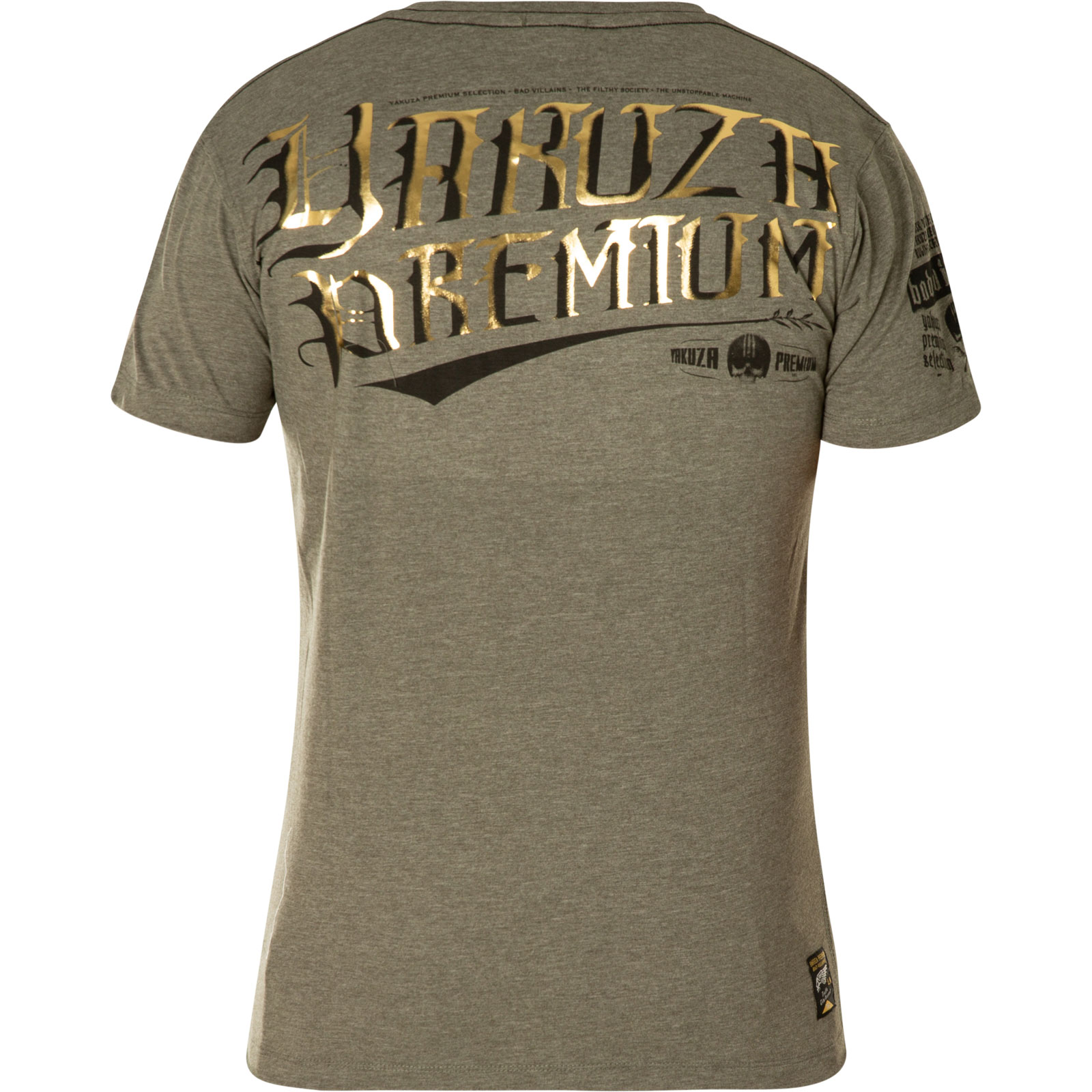 Yakuza Premium YPS-2808 in olive Print mit Totenkopf und vielen ...