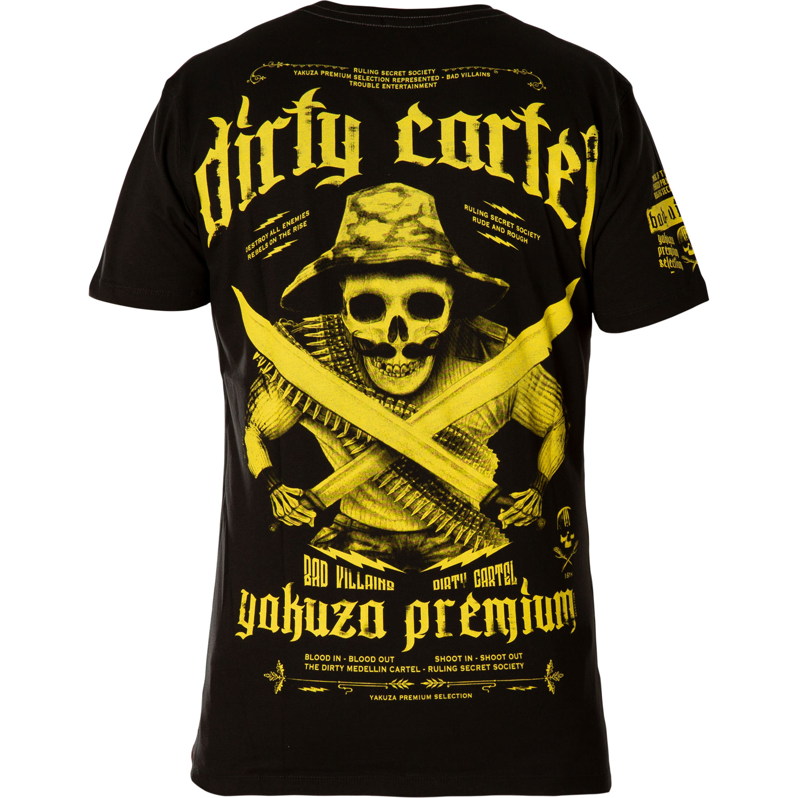 Yakuza Premium YPS-2815 in schwarz Print mit Greifvögeln