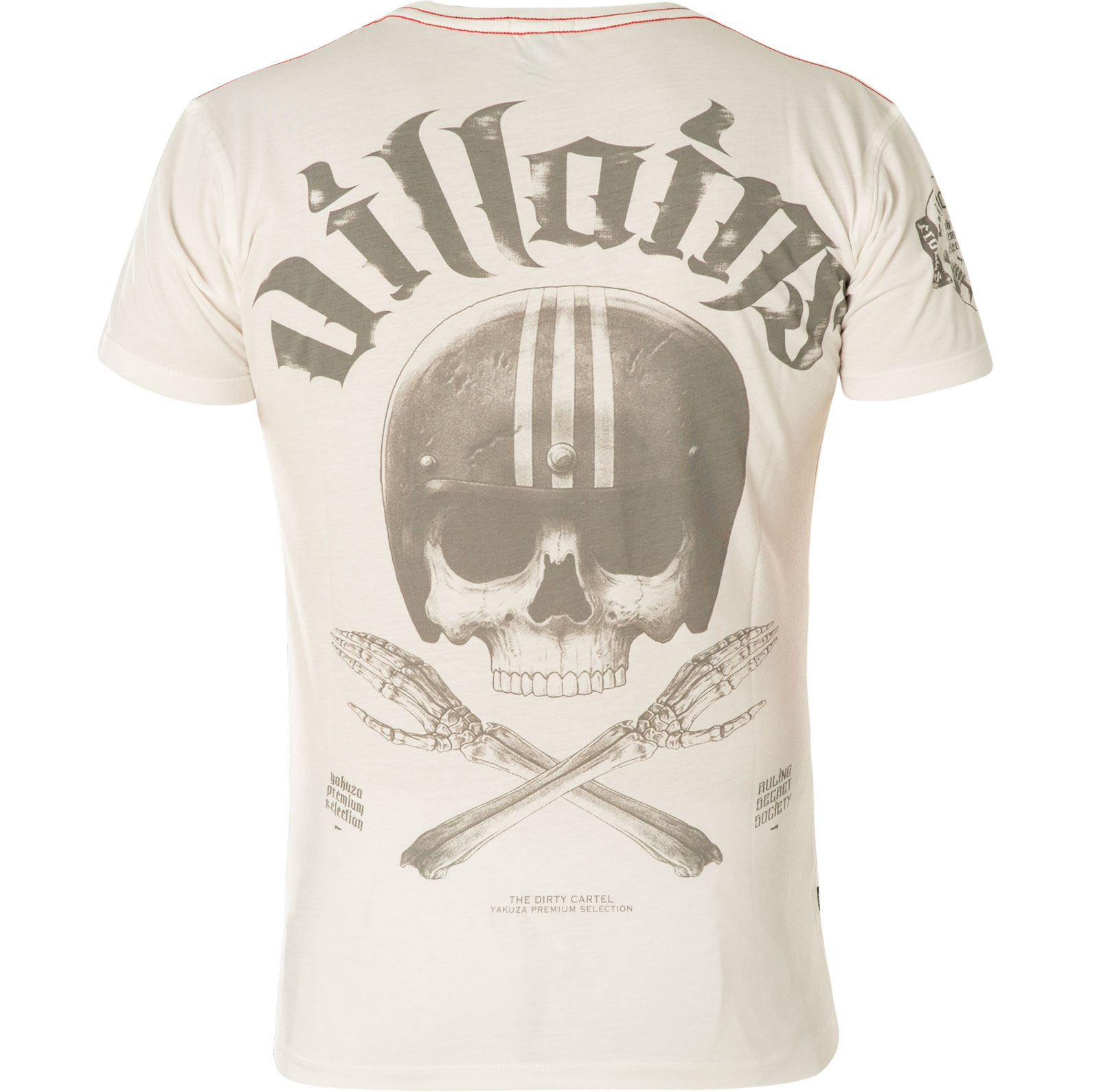 Yakuza Premium YPS-2900 in weiß Print mit Totenkopf