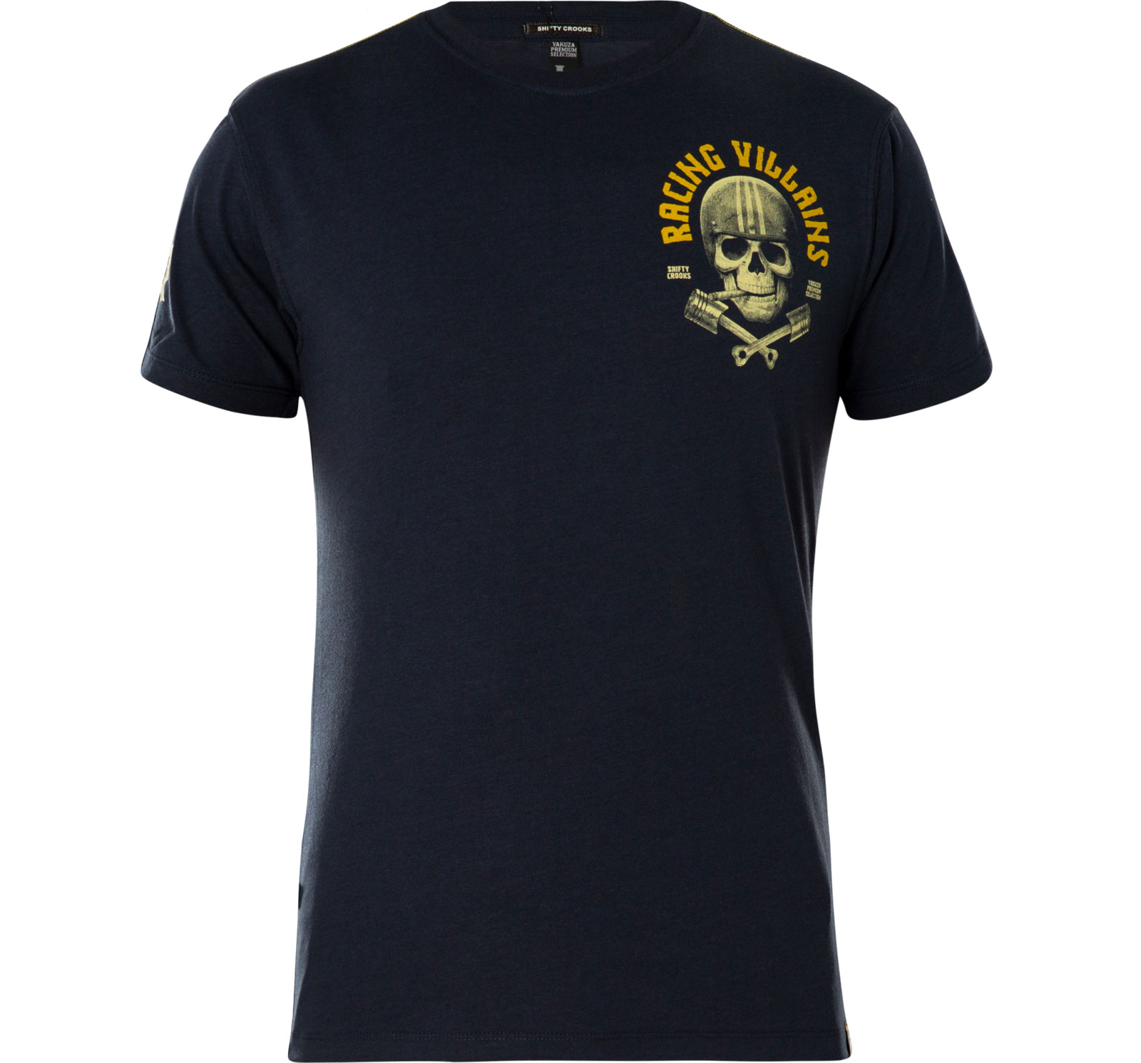 Yakuza Premium YPS-2910 in dunkelblau Print mit Totenkopf