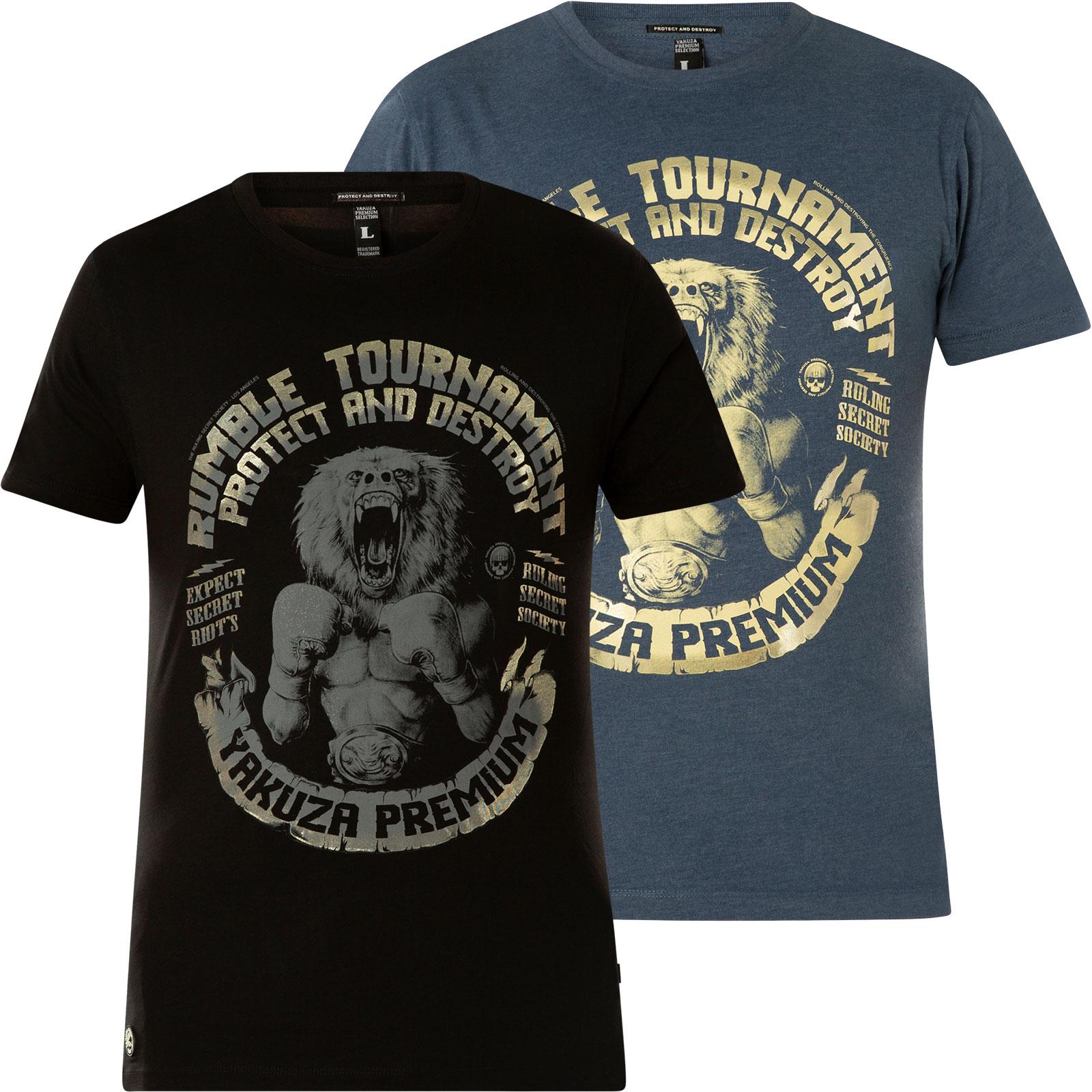 Yakuza Premium YPS-3005 in schwarz Print mit Löwen