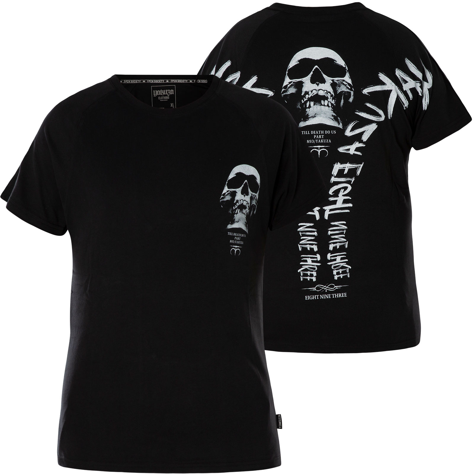 Yakuza T-Shirt Skull Tree TSB-200105 mit großen Print Designs