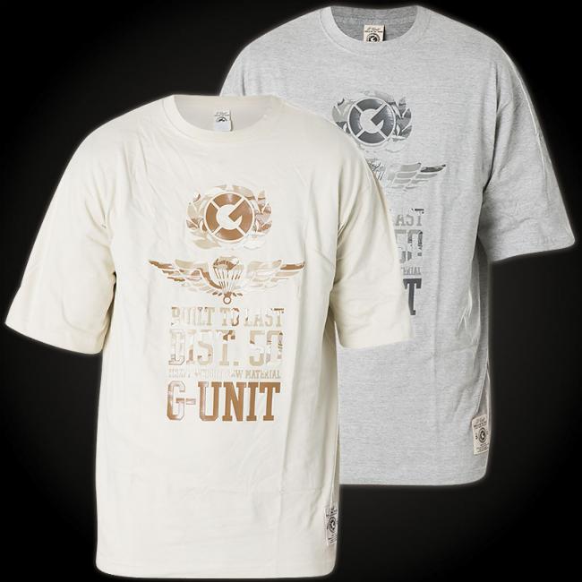 G-Unit T-Shirt Tropper mit großem Print Design in Camouflage Optik