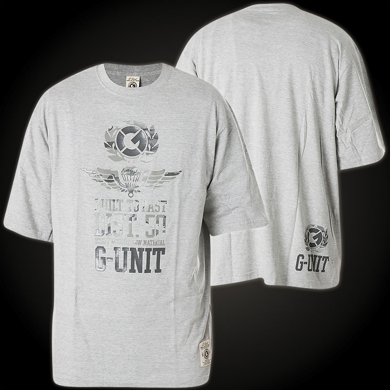 G-Unit T-Shirt Tropper mit großem Print Design in Camouflage Optik
