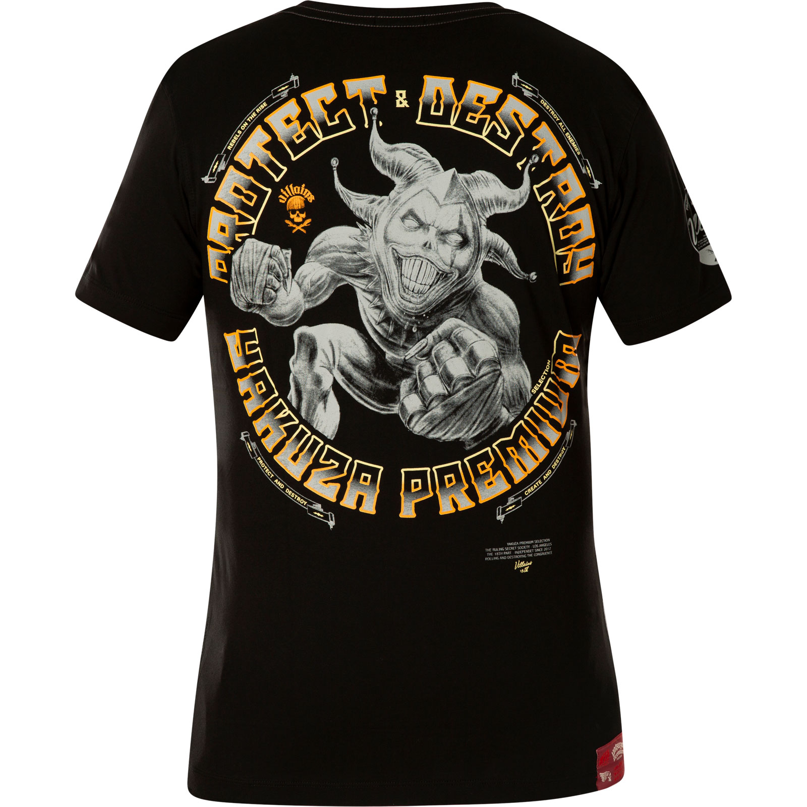 Yakuza Premium YPS-3000 in schwarz Print mit Harlekin und Schriftzügen