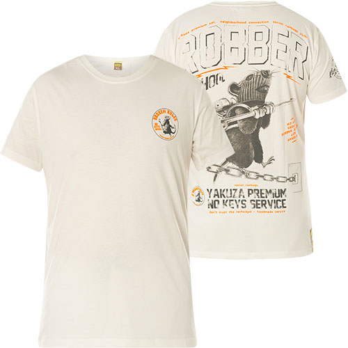 Yakuza Premium YPS-3314 in weiß Print und Schriftzügen