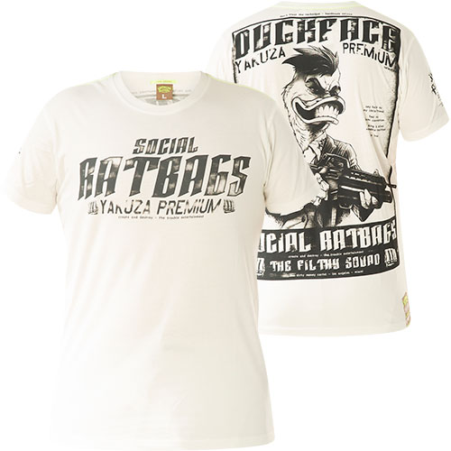 Yakuza Premium YPS-3316 in weiß Print und Schriftzügen